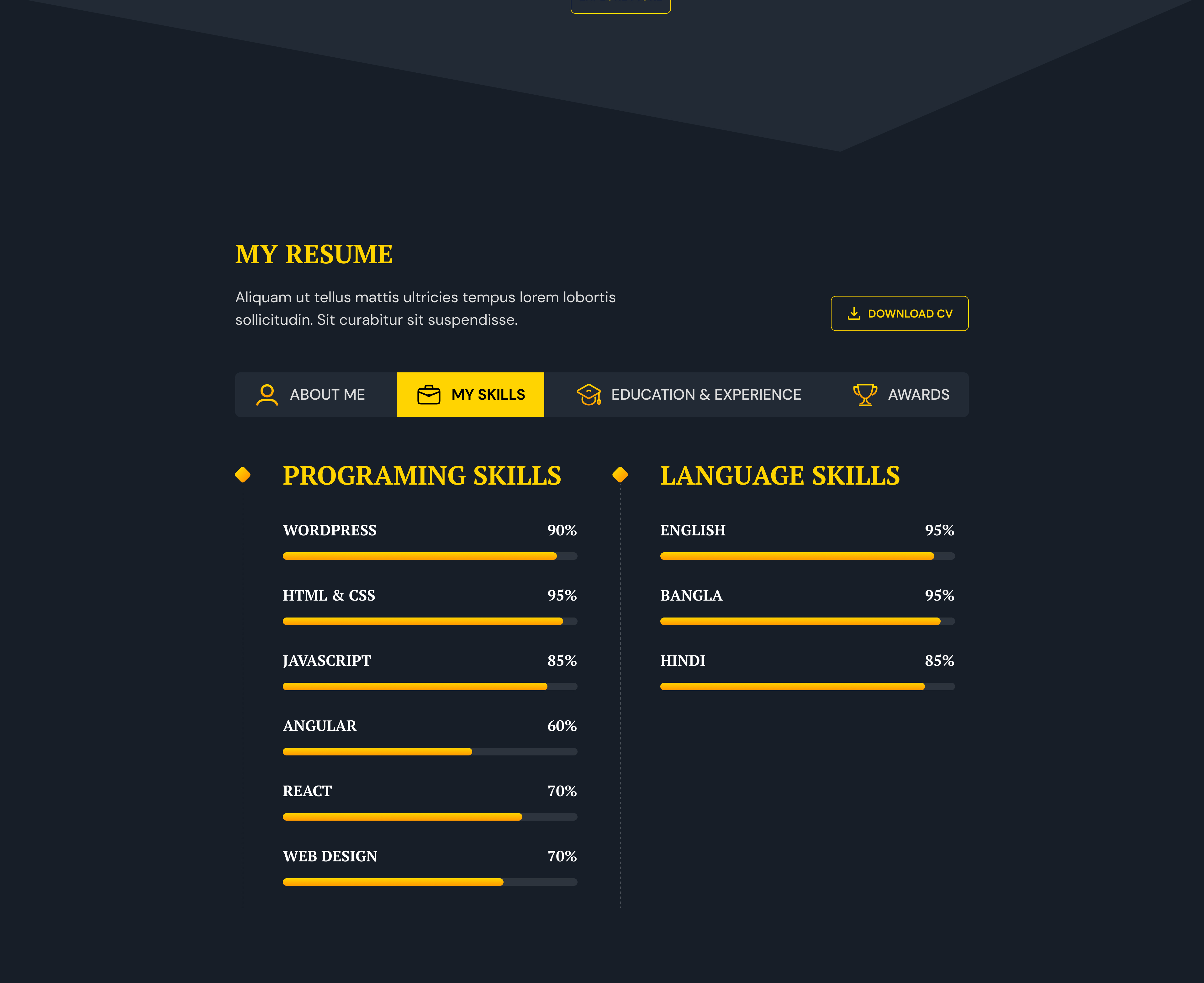 Insta - Personal Portfolio Figma Template by Kickups | ThemeForest